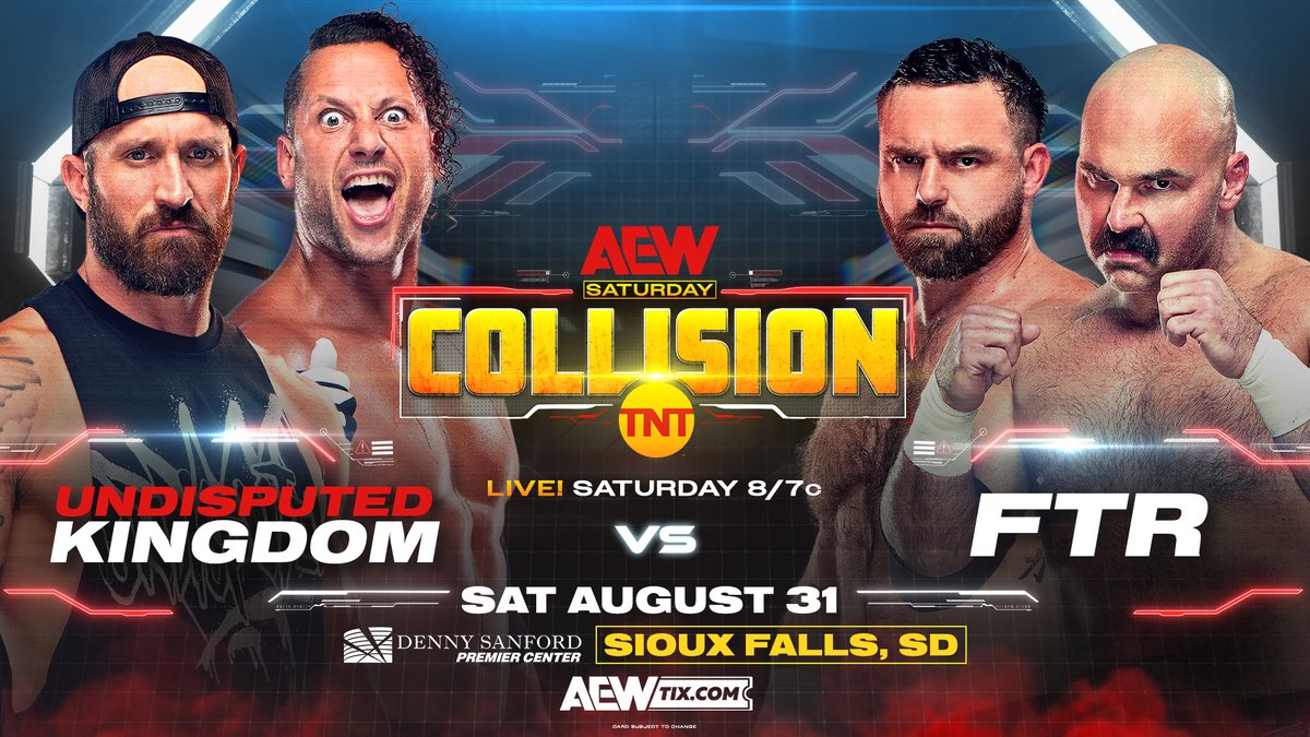 FTR, Orange Cassidy, Four-Way Match, More Set For 8/31 AEW Collision
