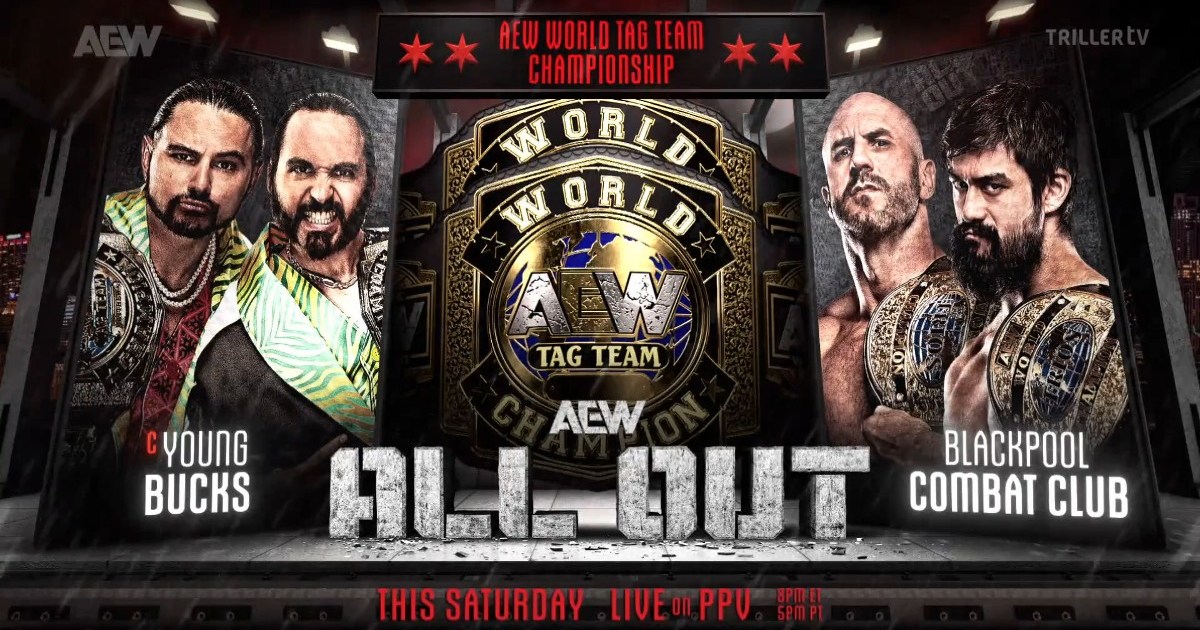 AEW World Tag Team Title Match Set For AEW All Out