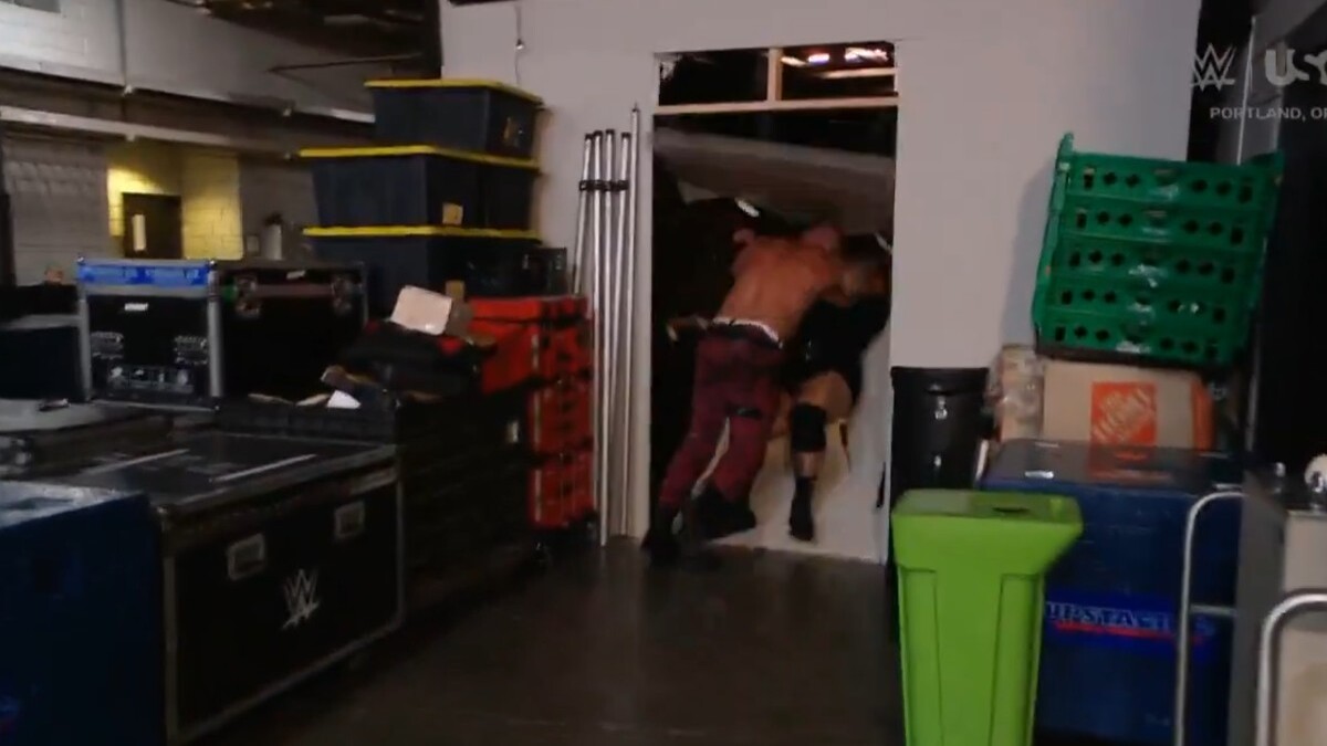 Braun Strowman Spears Bronson Reed Through A Wall On WWE RAW