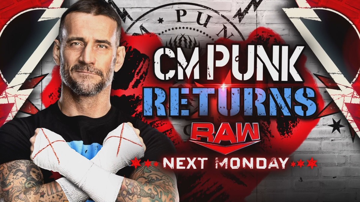 CM Punk Appearance, Tag Title Match Set For 9/16 WWE RAW