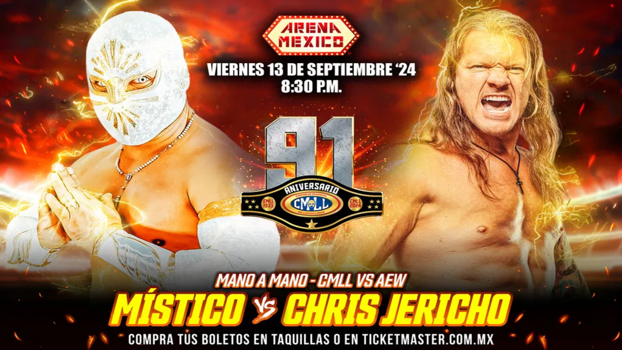 CMLL 91st Anniversary Results: AEW's Chris Jericho Competes