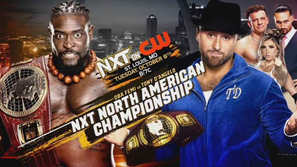 NXT North American Title Match Set For 10/8 WWE NXT