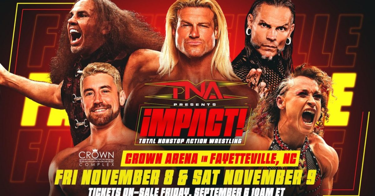 TNA Wrestling Returns To Fayetteville, NC Next Month