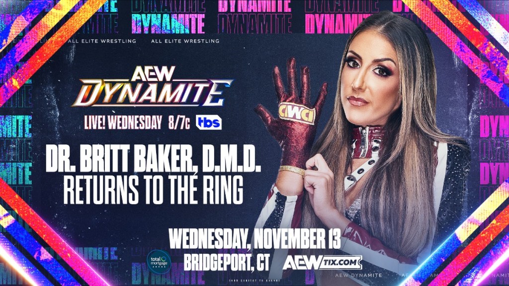 Britt Baker's In-Ring Return Announced For AEW Dynamite