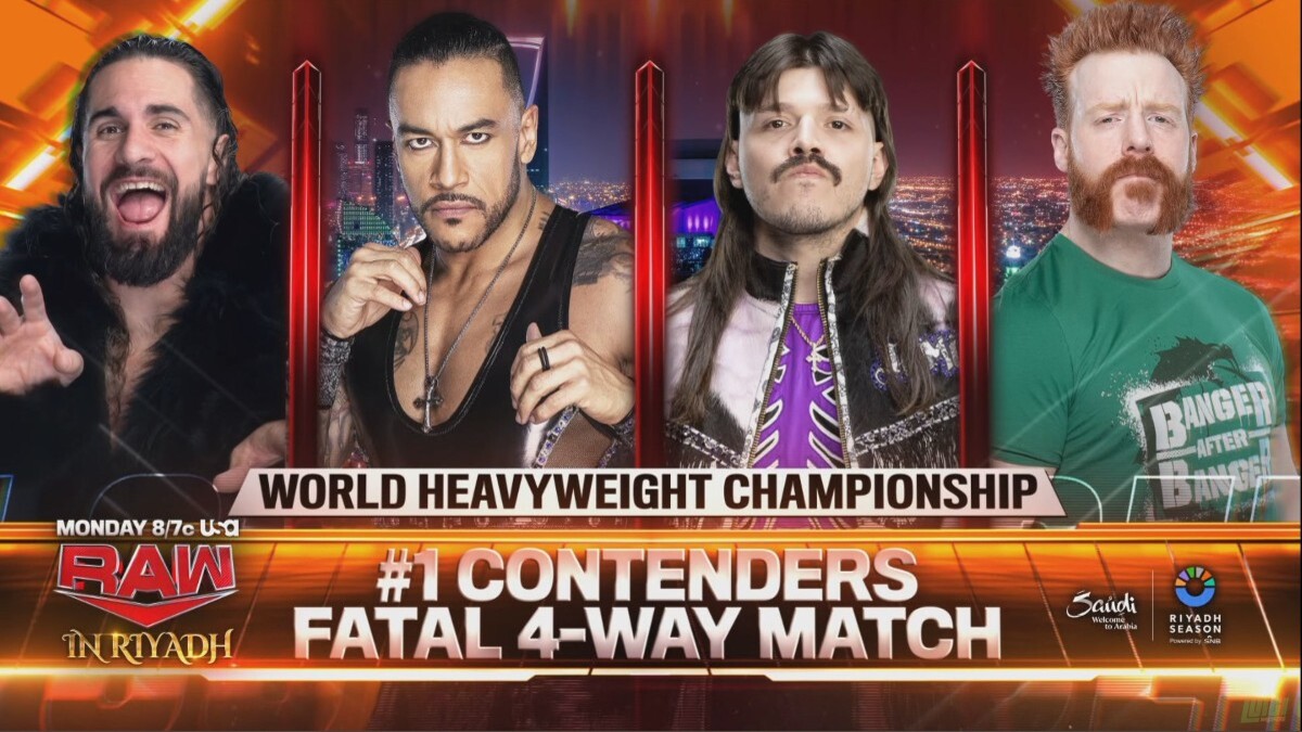 Number One Contender's Match Set For 11/4 WWE RAW
