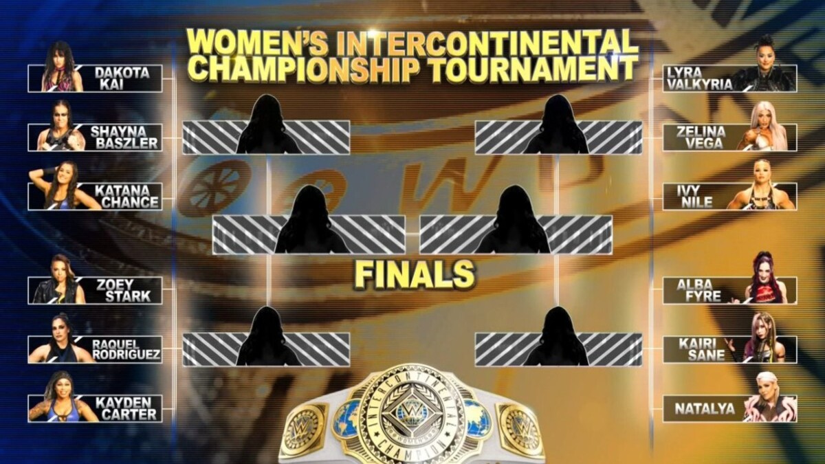 WWE Reveals Bracket For WWE Women's IC Tournament