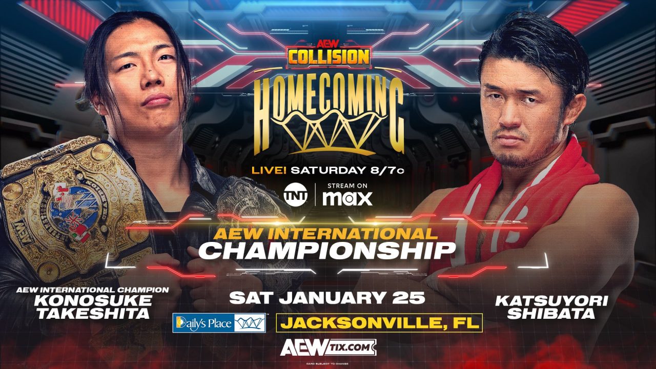 International Title Match Announced For 1/25 AEW Collision