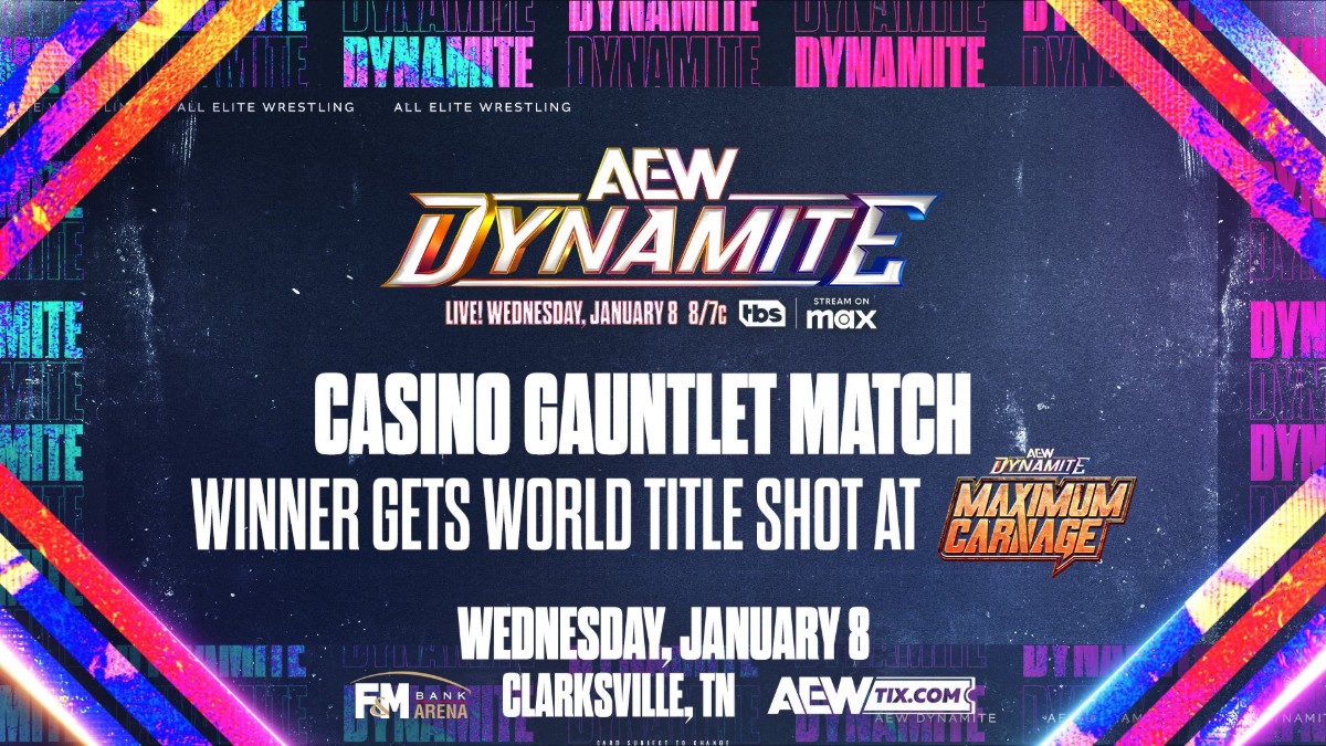Casino Gauntlet Match Announced For 1/8 AEW Dynamite