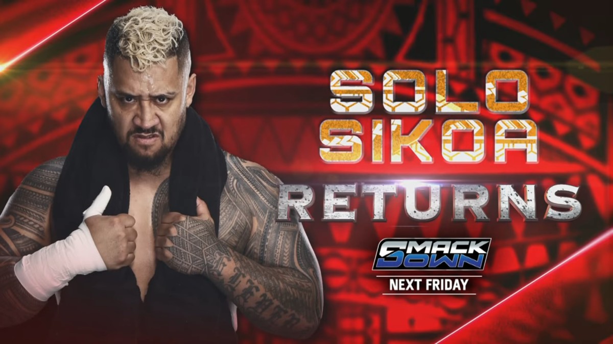 Solo Sikoa To Return On 1/17 WWE SmackDown, Updated Card