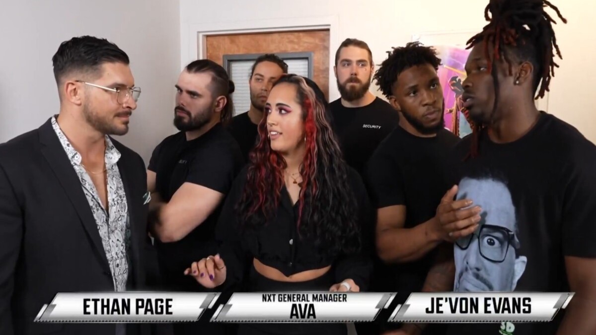 Je'Von Evans To Face Ethan Page At NXT Vengeance Day If He Gets Cleared
