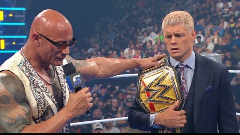 The Rock Tells Cody Rhodes He Wants His Soul On WWE SmackDown
