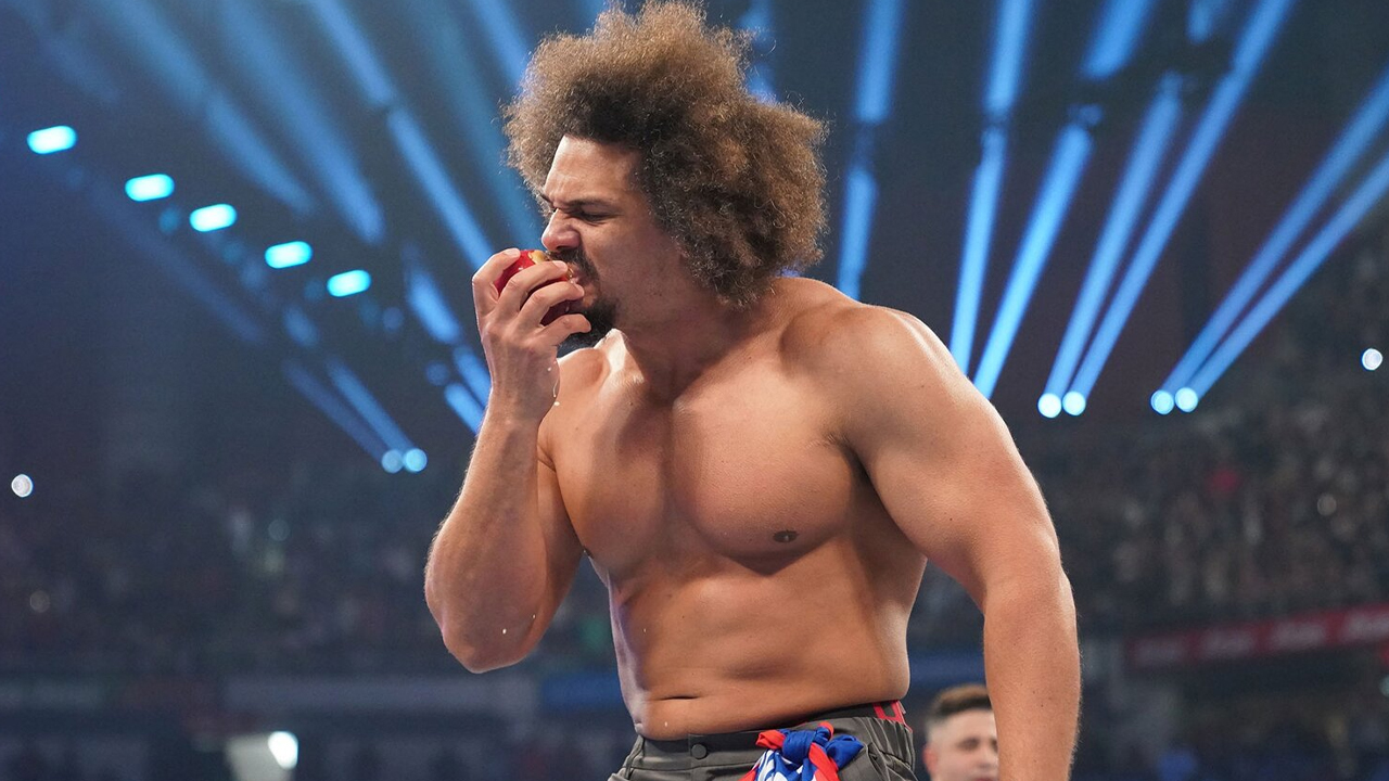 Carlito Reveals How He Perfected His Apple Spitting Technique - Wrestlezone