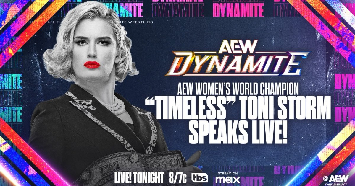 Toni Storm To Appear On AEW Dynamite, New Match Announced