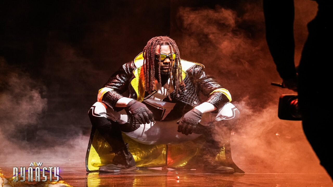 Swerve Strickland Pays Tribute To Static At AEW Dynasty