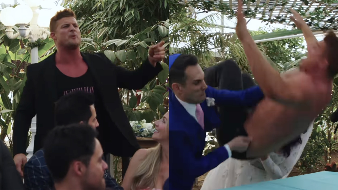 Ryan Nemeth Interrupts Wedding, Gets Put Through Table By Bride And ...
