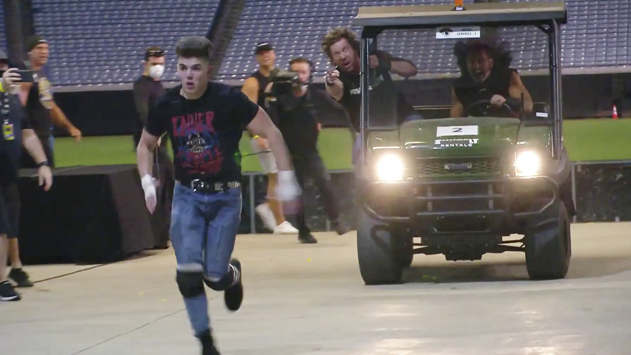 Sammy Guevara Shares His Initial Reaction To Getting Hit By A Golf Cart ...