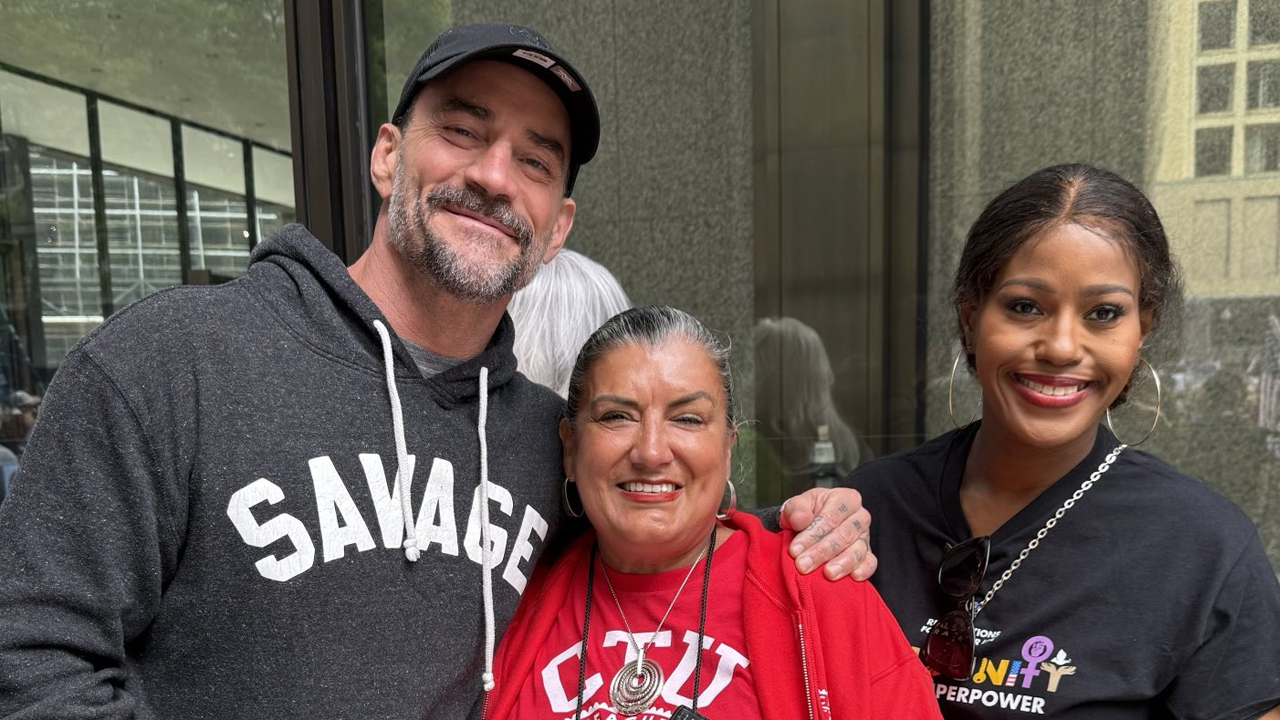 CM Punk Spotted At No Kings Protest - Wrestlezone