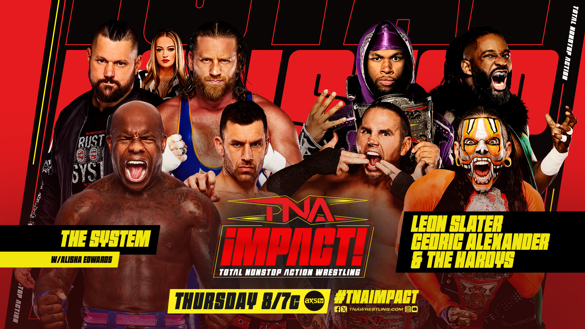 TNA iMPACT Results: Review, Grades, Card for January 8