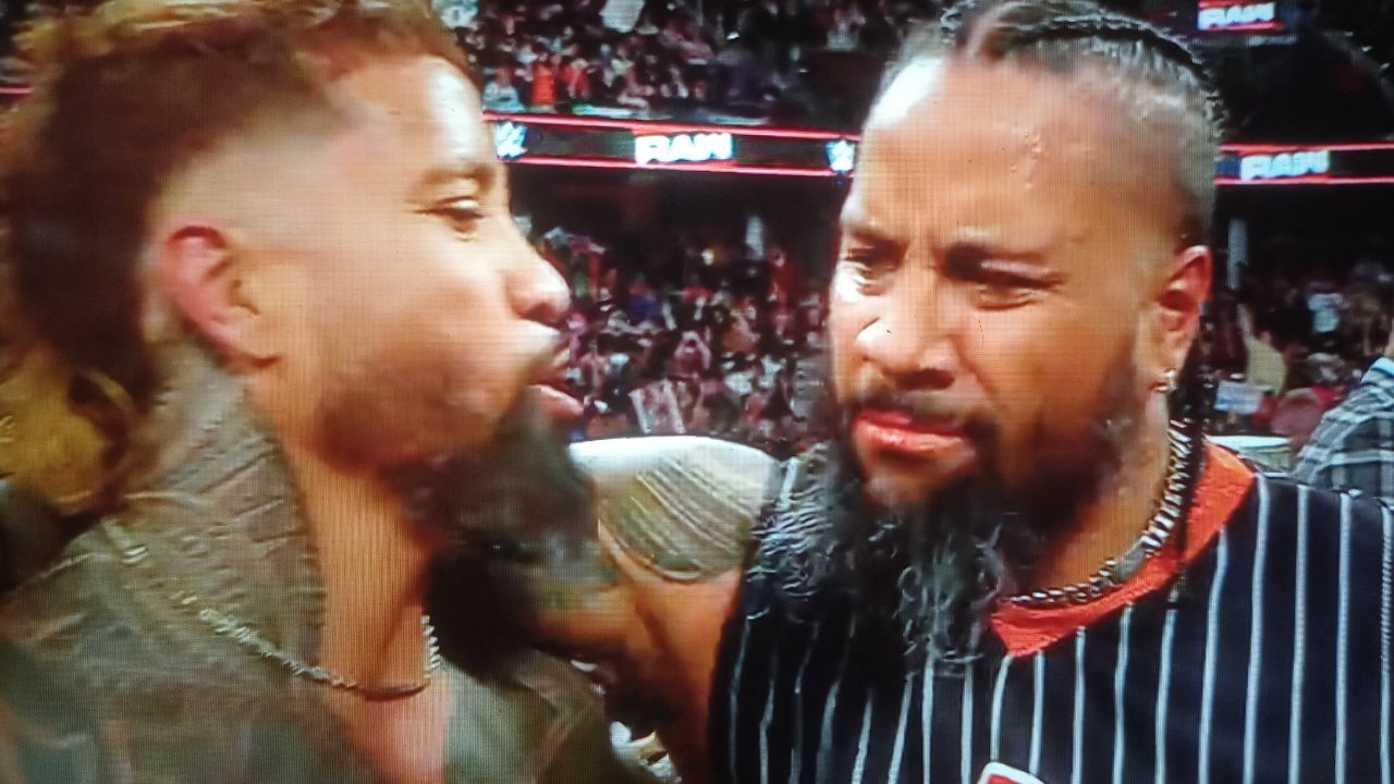 Jimmy Uso Appears Injured After WWE RAW Tag Team Match