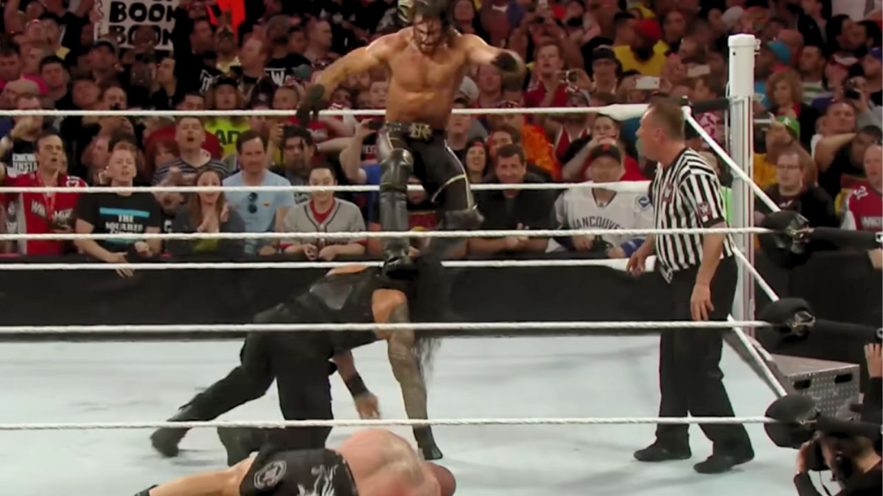 Seth Rollins Says Vince McMahon Banned Curb Stomp After WrestleMania ...