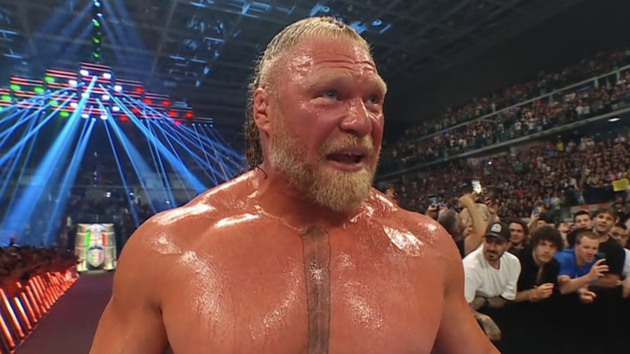 Brock Lesnar Picks Up Dominant Win Over Oba Femi at WWE Clash in Italy ...